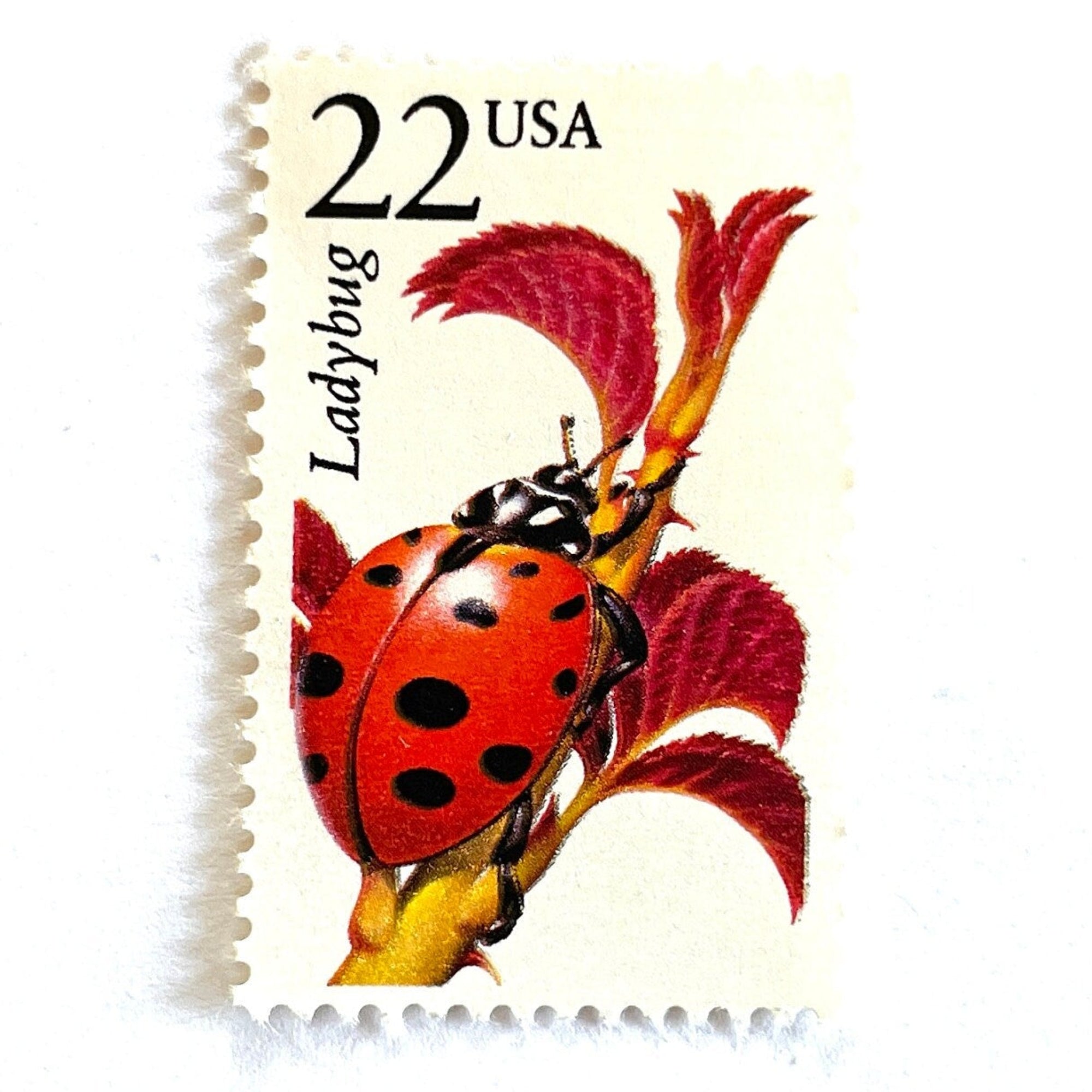 Ladybug Postage Stamps (North American Wildlife Series, Insect ...