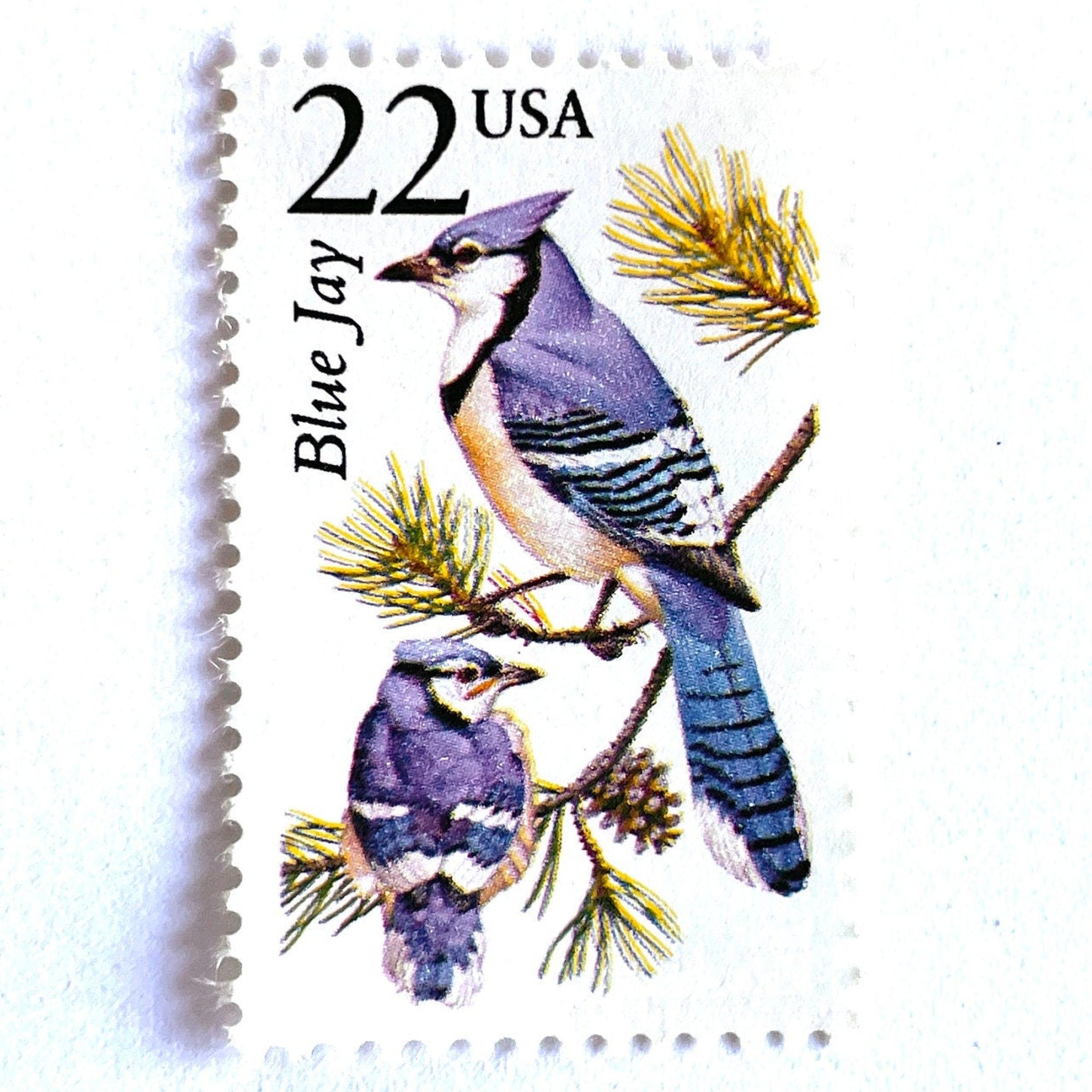 Blue Jay Postage Stamps (North American Wildlife Series, Bird ...